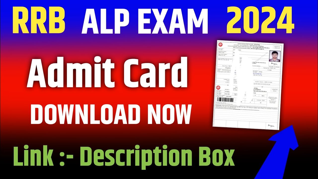 alp admit card 2024 kaise download kare | rrb alp admit card download ...