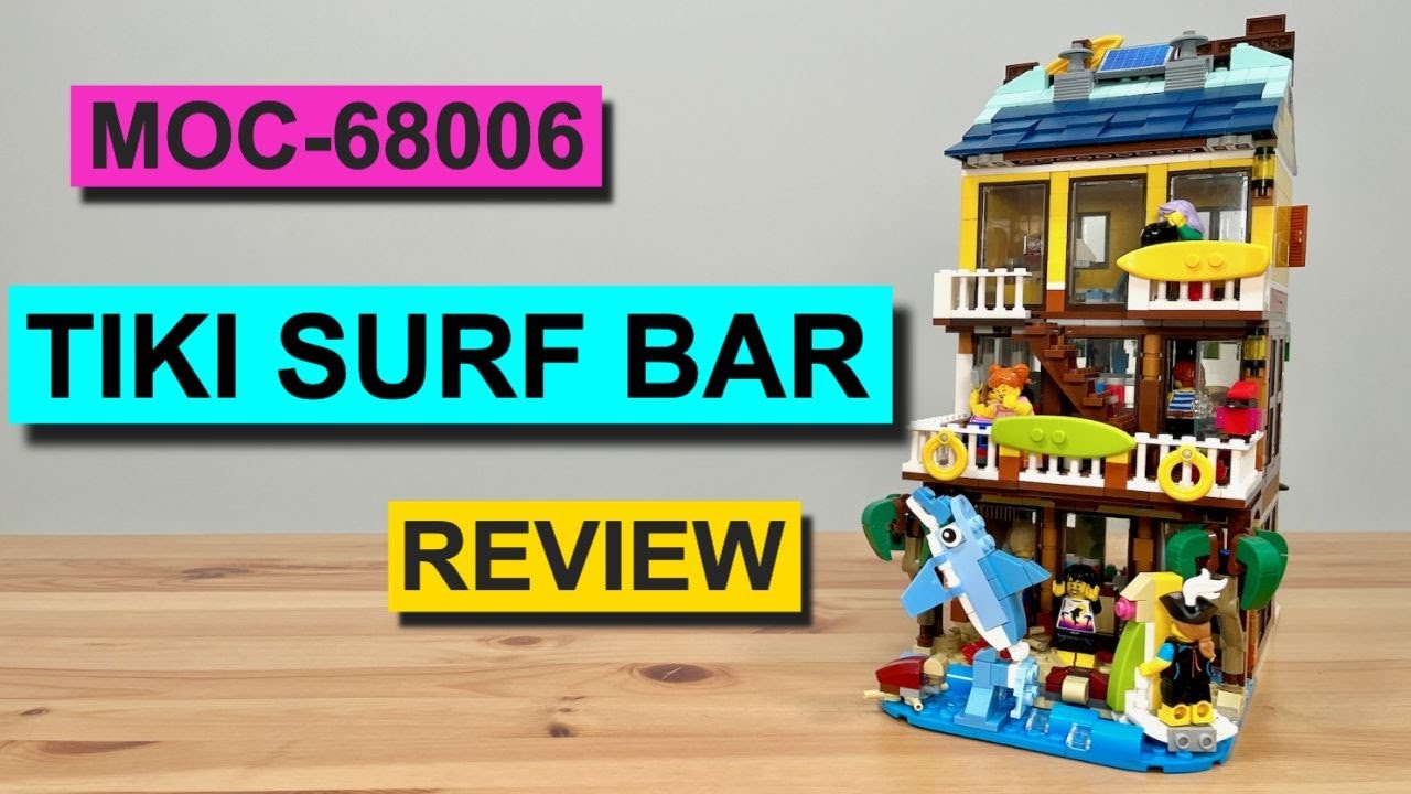 Tiki Surf Bar MOC-68006 Review: A deluxe alternate build of the LEGO ...