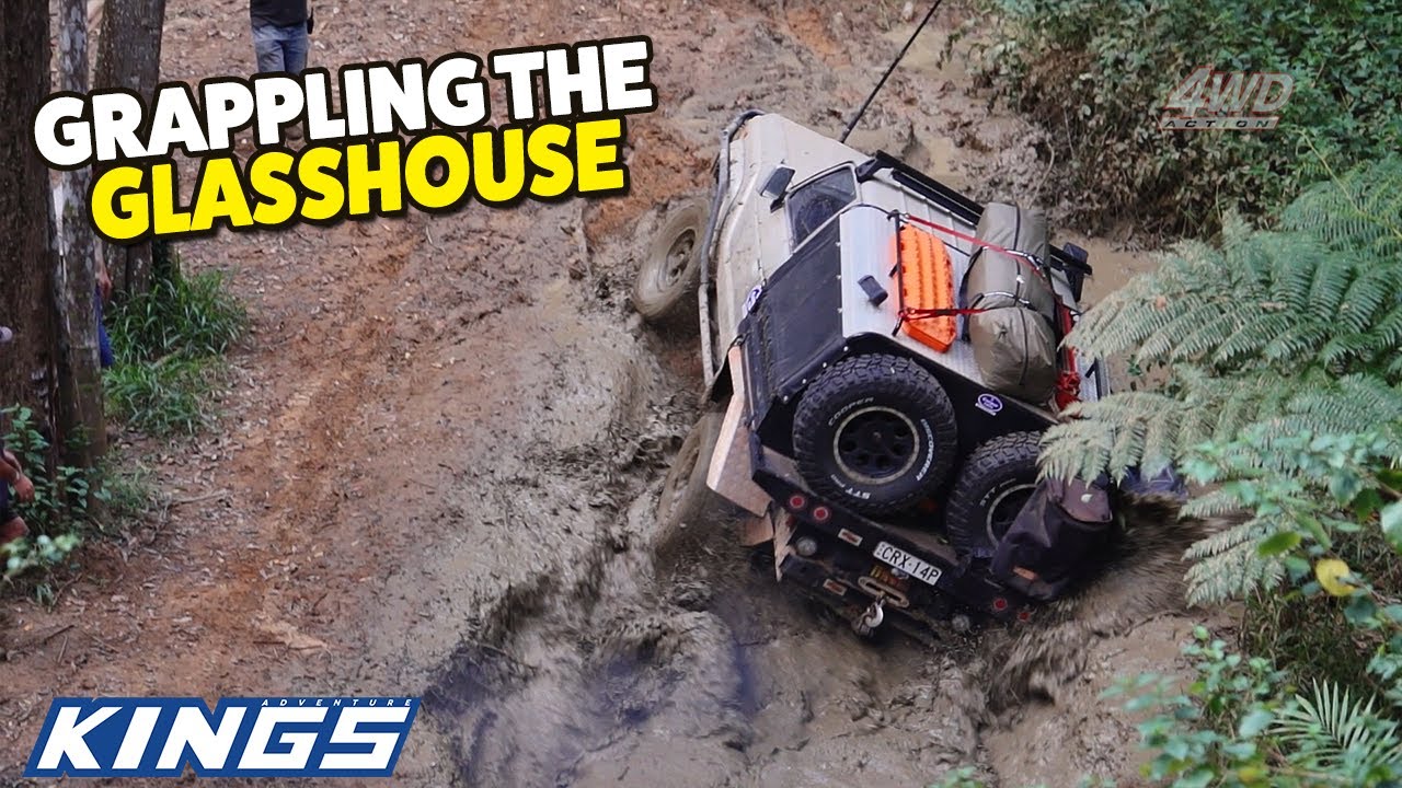 Grappling The Glasshouse! See Shaun And Graham's Wet & Wild Winching ...