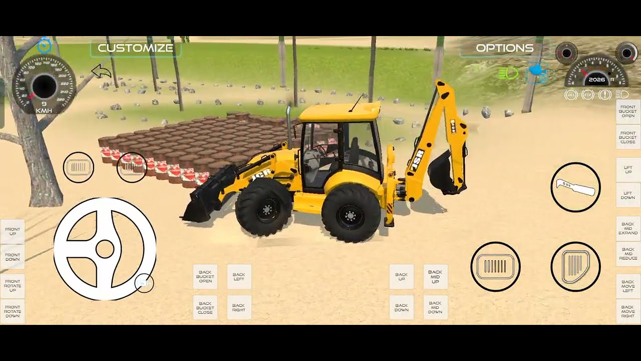 JCB machine simulator game indian vehicles 3d - YouTube