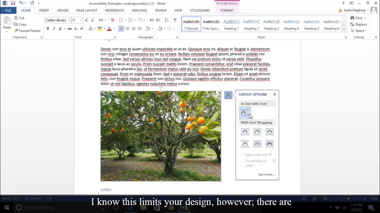 Creating Accessible Word Documents - YouTube