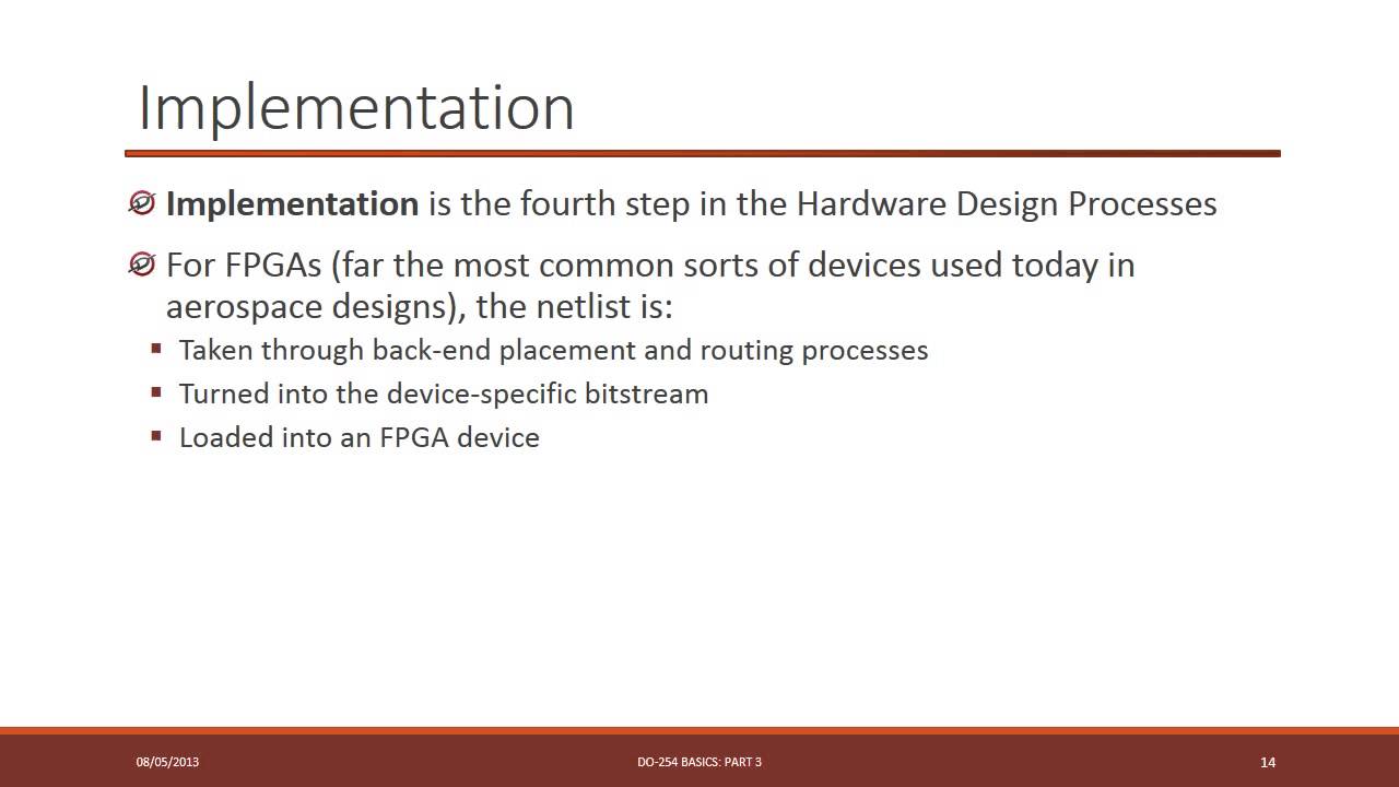 Old Do 254 Basics Part 3 Development Processes Youtube