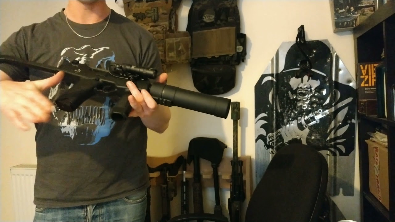 Spitfire Tracer Project - Part 2 - ASG MP9 Testing (Airsoft) - YouTube