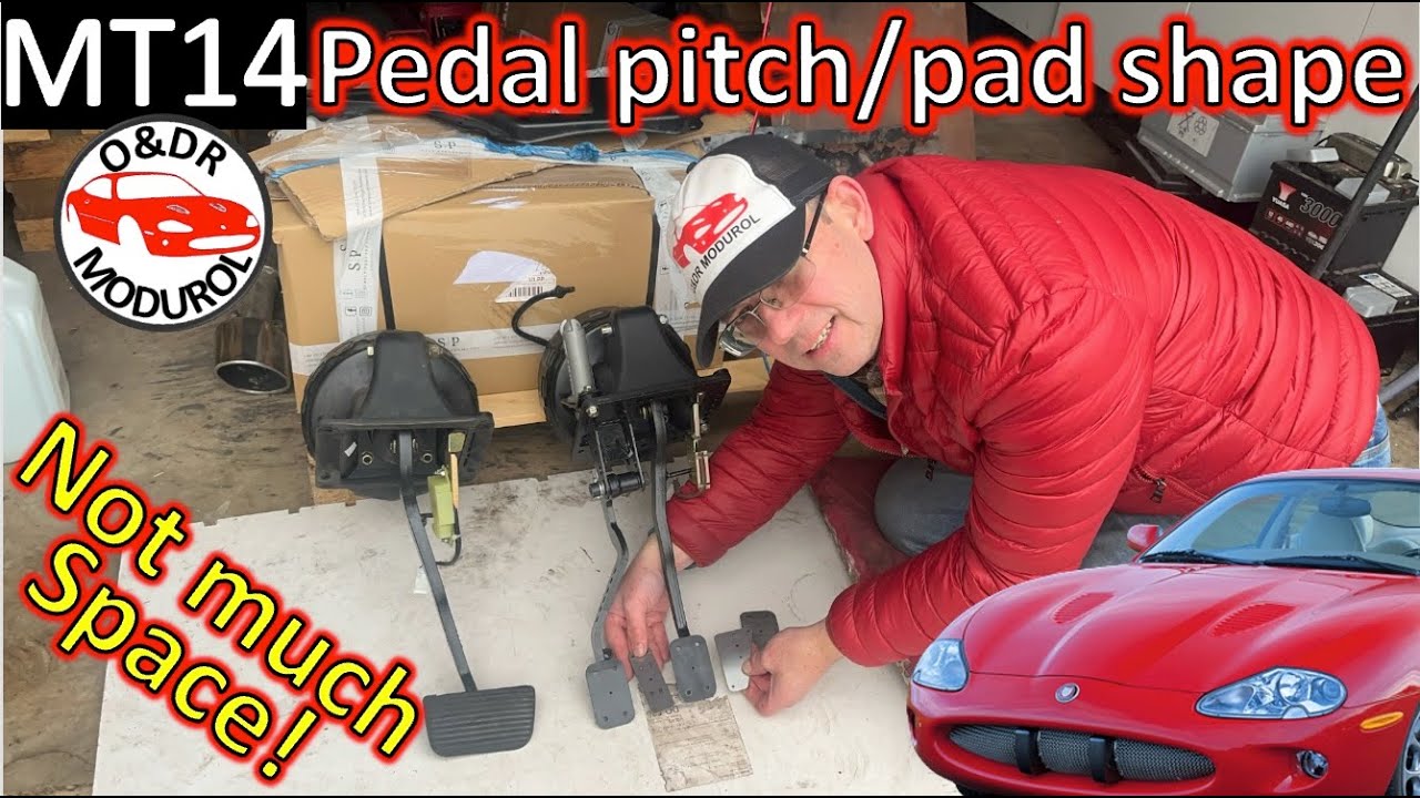Jaguar XK8 Pedal pitches & pad shape. Design Auto to Manual ...