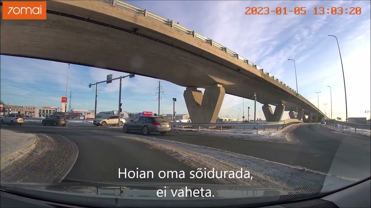 Lõunakeskuse ring. Valga poolt Tallinna suunas - YouTube