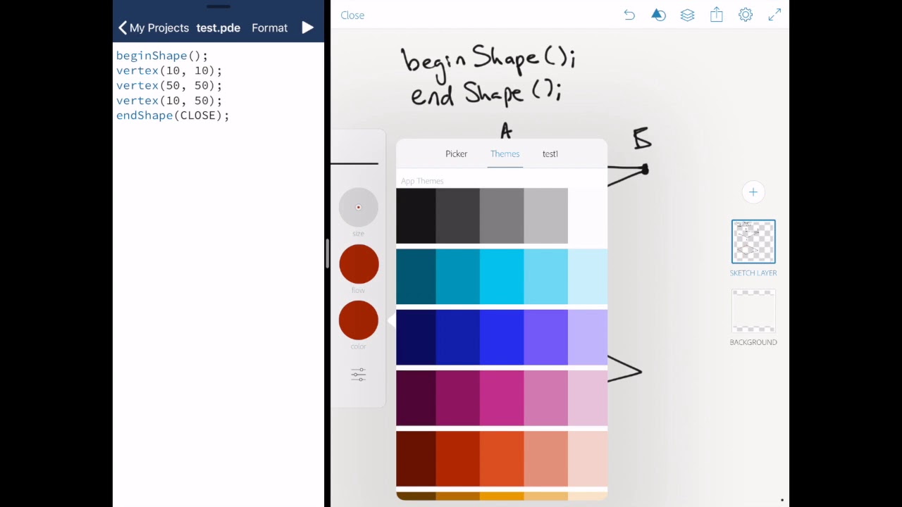 beginShape/vertex/endShape - YouTube