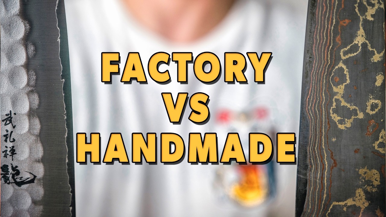 Are HANDMADE Kitchen Knives Better Than FACTORY MADE Kitchen Knives ...