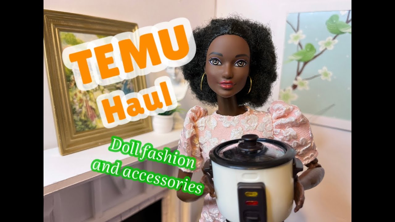 TEMU Haul: Unboxing doll fashion and accessories - YouTube