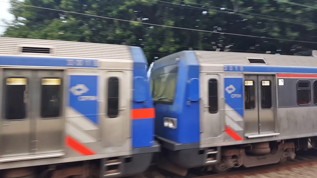 CPTM - Séries 2100 e Série 3000 Na Estação São Caetano, Linha 10 ...