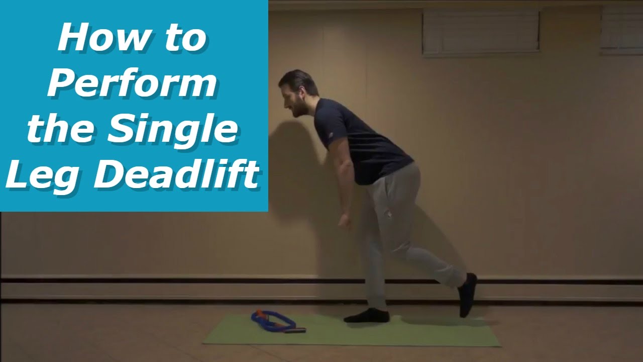 How to Perform the Single Leg Romanian Deadlift (SLRDL) - YouTube