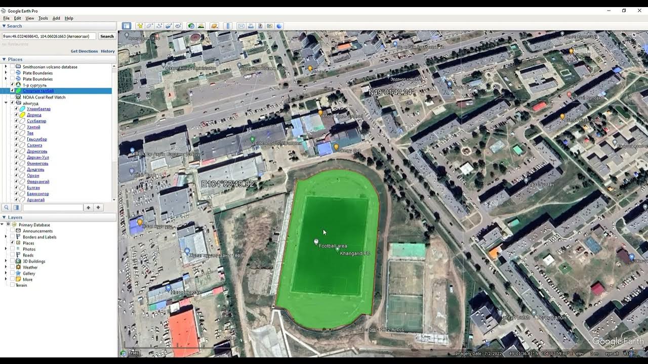 Google earth- Add polygon - YouTube