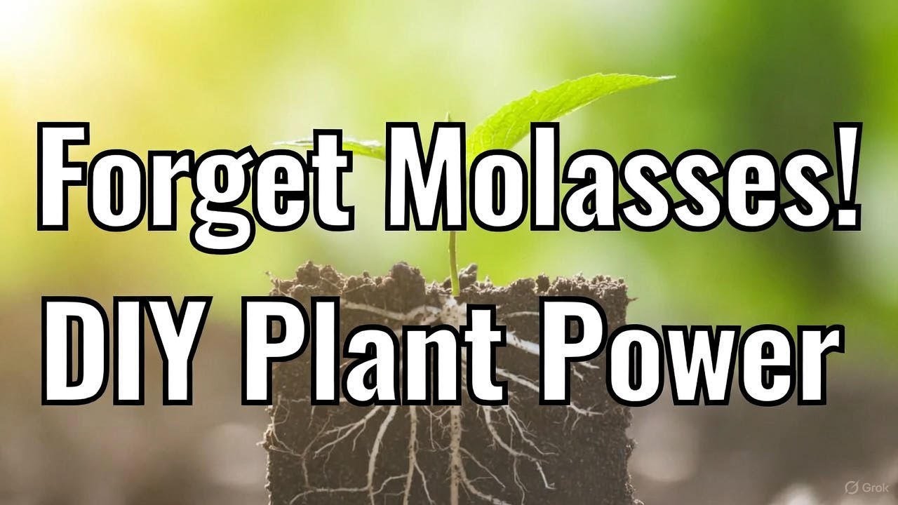 Kitchen Scraps That Make Roots Explode! Molasses Alternative for Epic ...