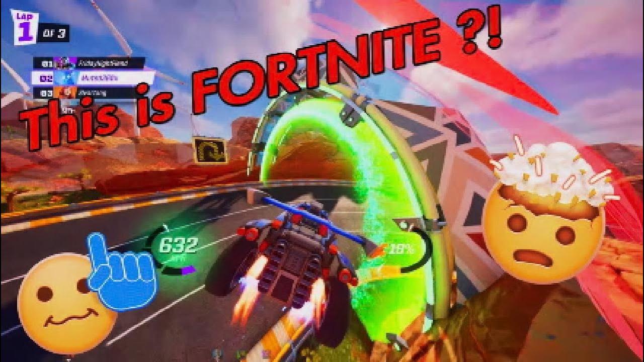 NEW FORTNITE ROCKET RACING Has VOICE CHAT?!! 😱🏎️ - YouTube