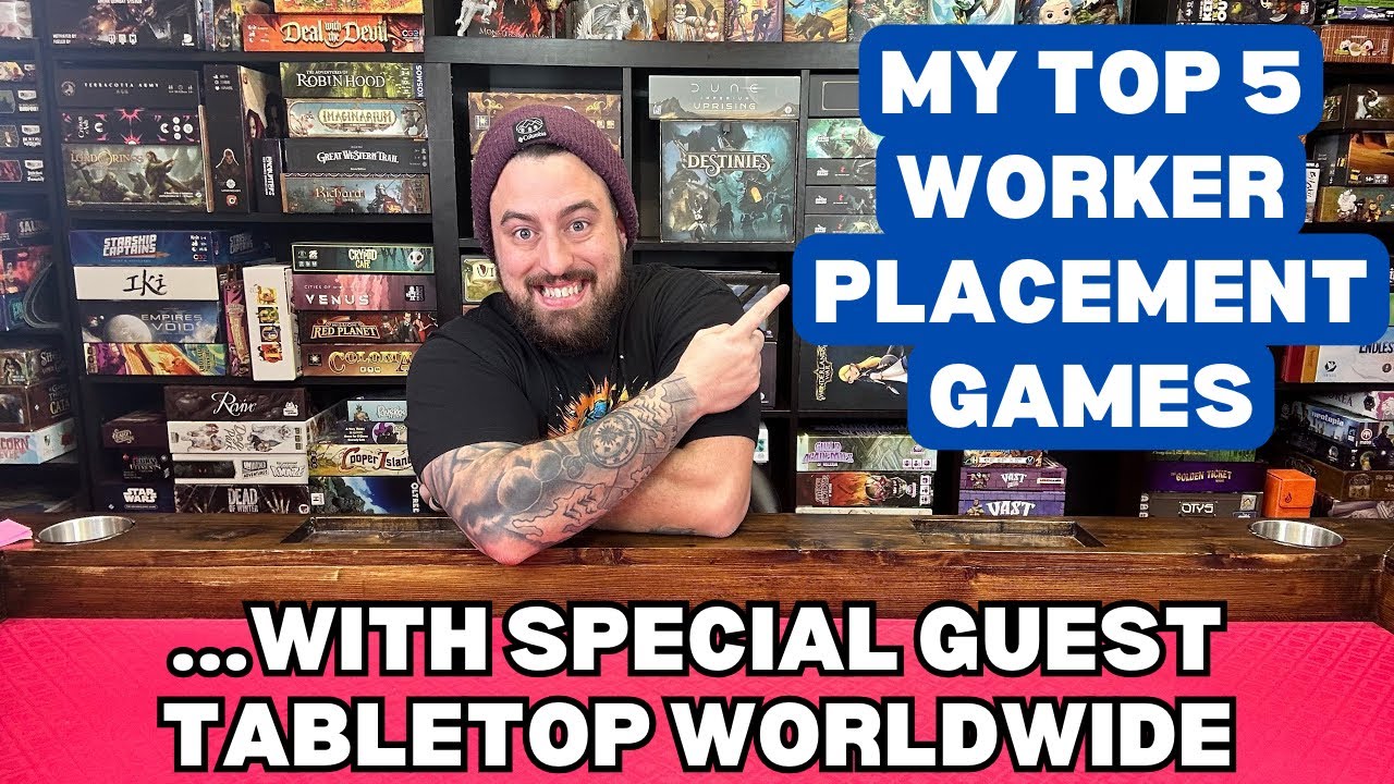 Top 5 Worker Placement Games with Special Guest Jerry from Tabletop ...