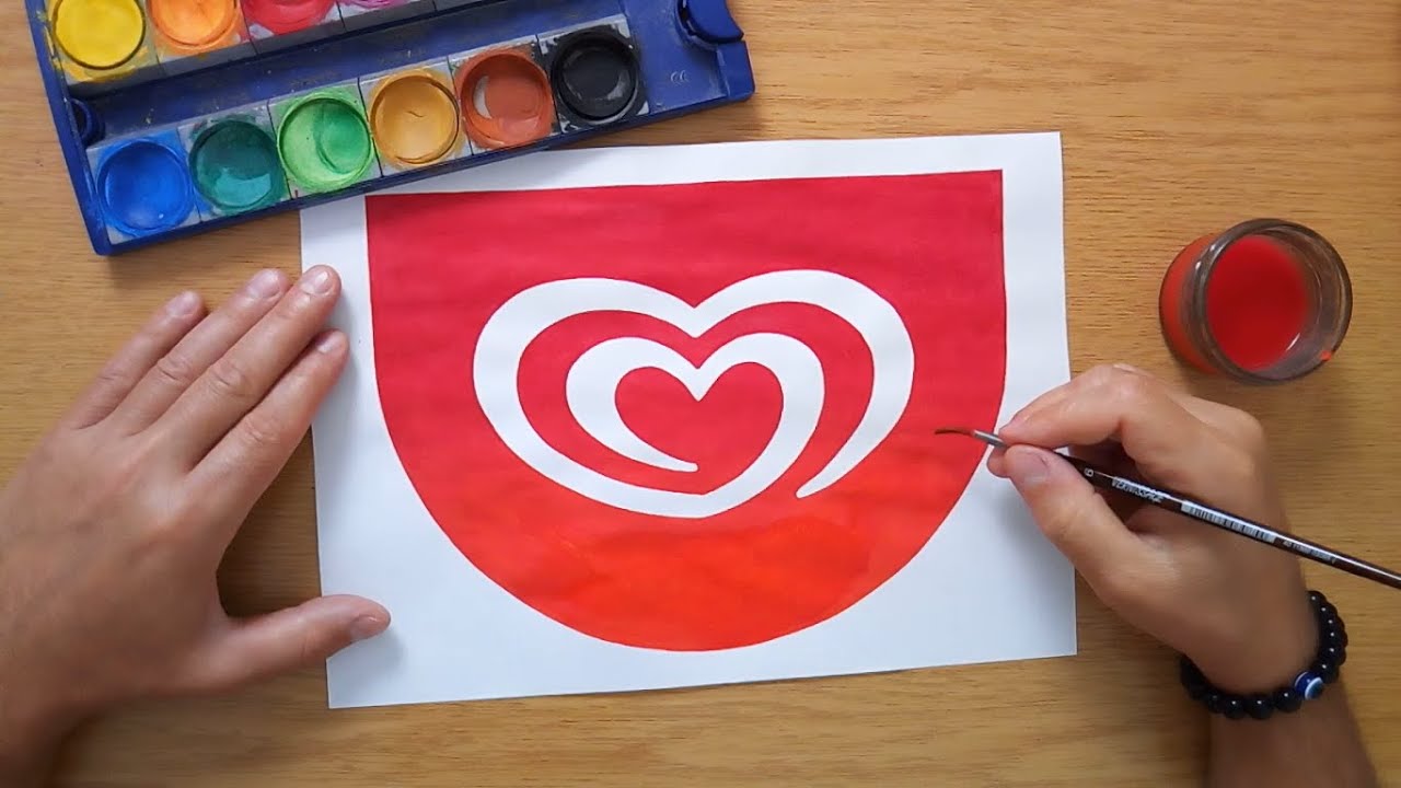 How to draw an ALGIDA logo - WALL'S, SELECTA, ESKIMO, OLA, LANGNESE ...
