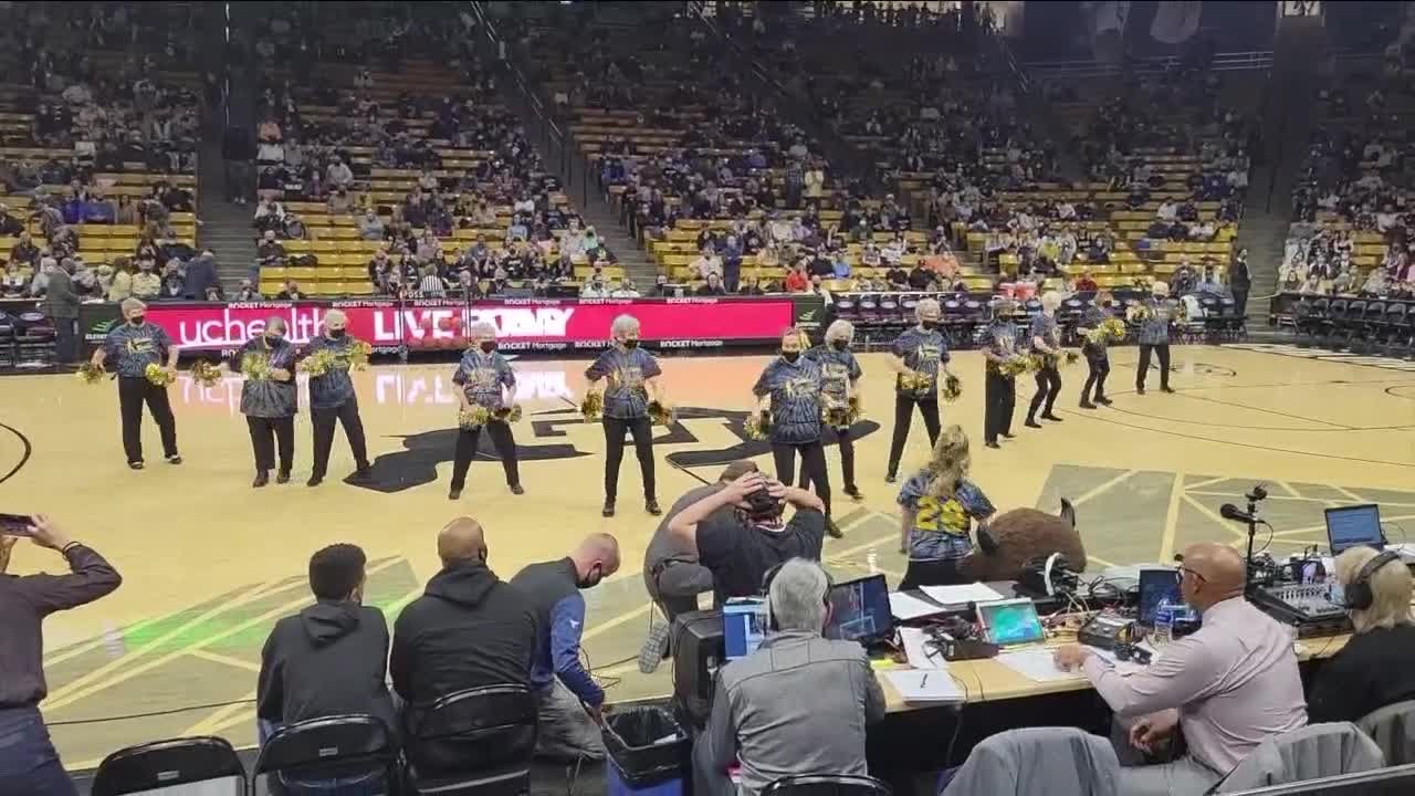 Golden Gurlz: Senior cheerleading squad entertains fans at CU Boulder ...
