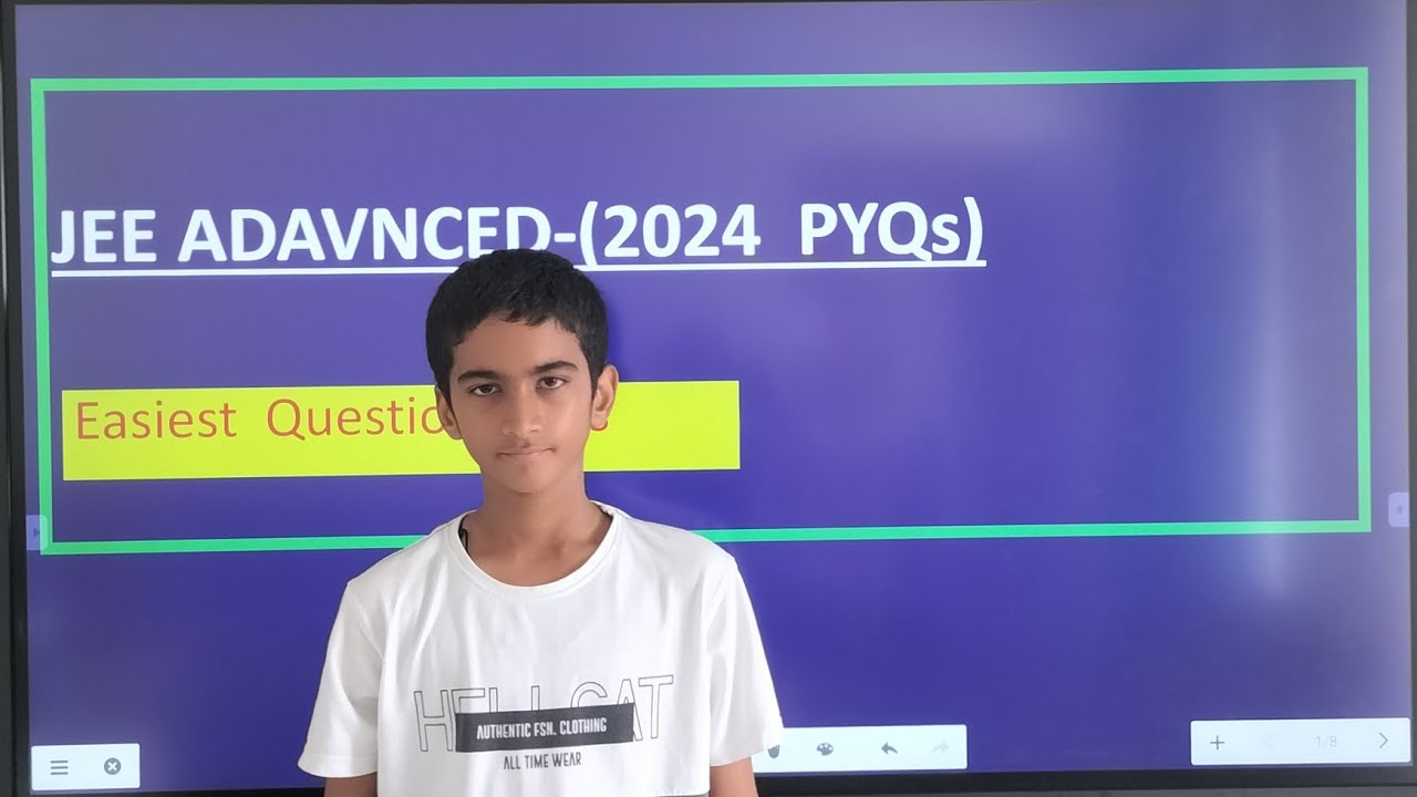 JEE Advanced_2024 PYQs_Easiest Ques - YouTube