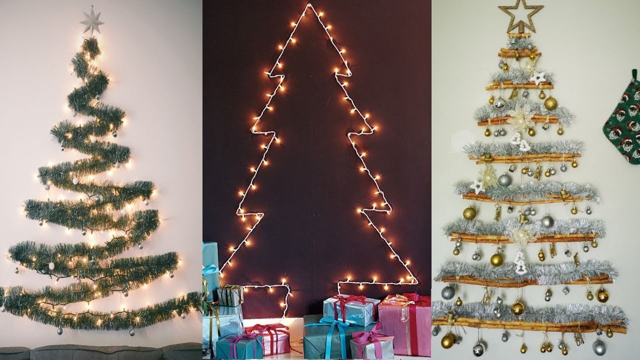 Wall Mounted Christmas Trees