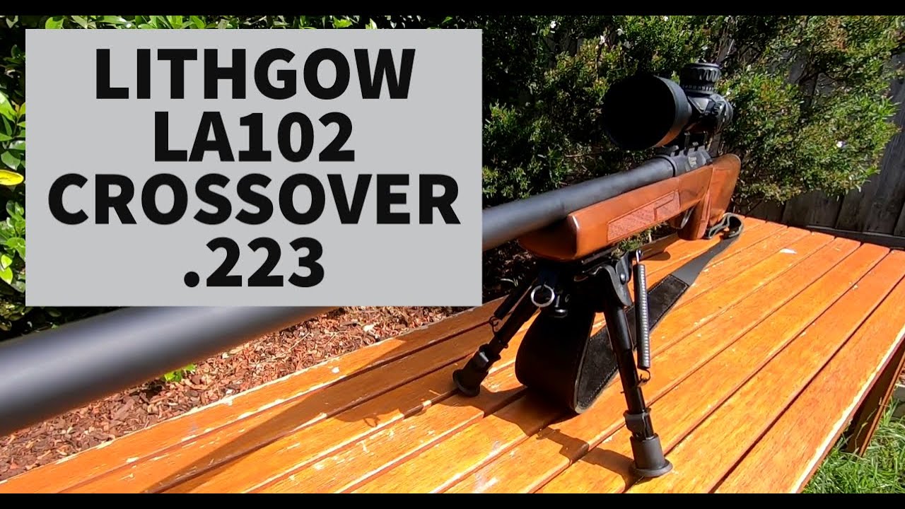 Lithgow Crossover LA102 rifle in .223 with Meopta scope. - YouTube