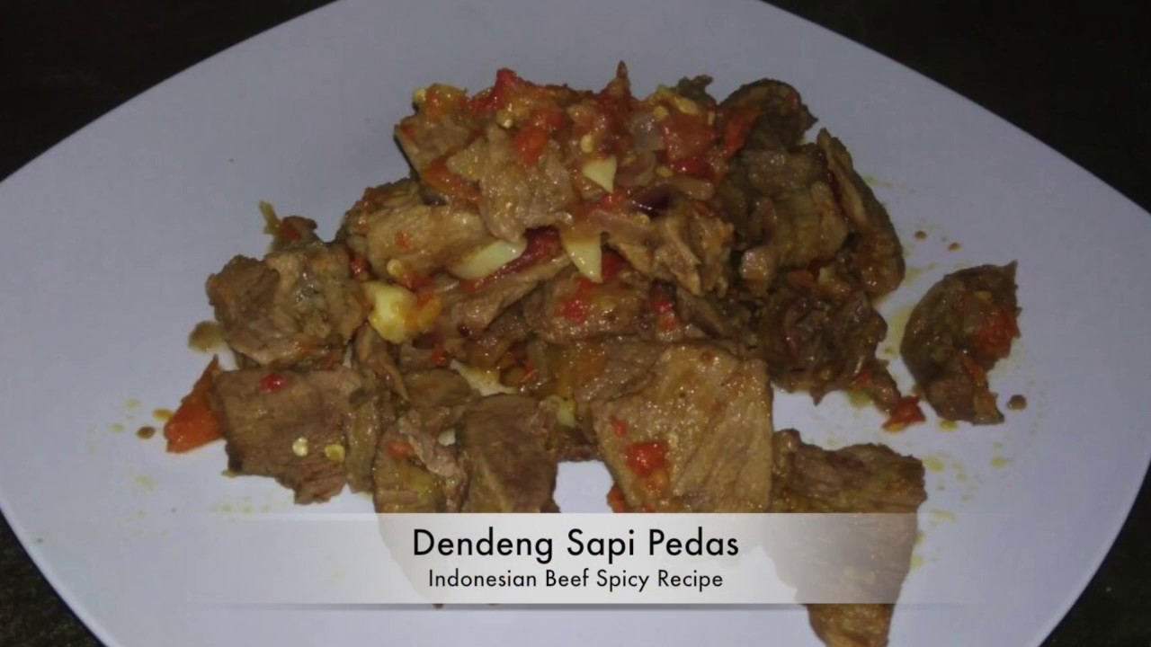 MUDAH ENAK DENDENG SAPI PEDAS (BEEF SPICY INDONESIAN RECIPE) - YouTube