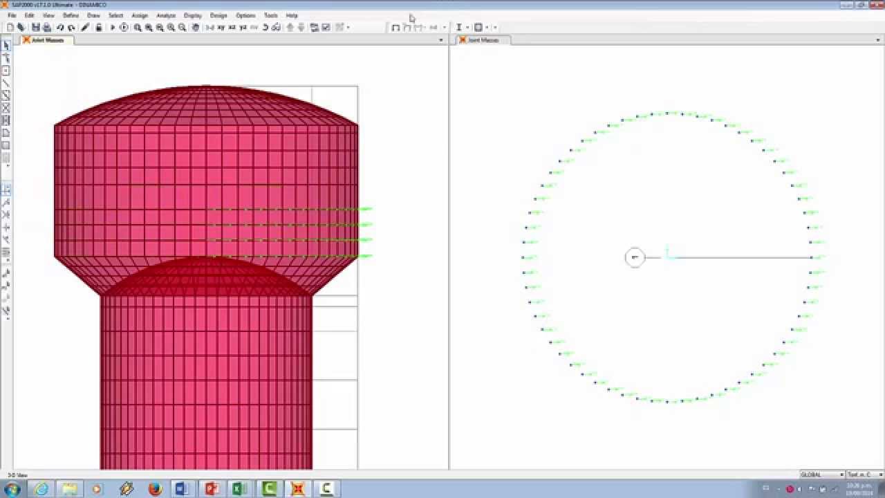 TANQUE ELEVADO CON SAP2000 - YouTube