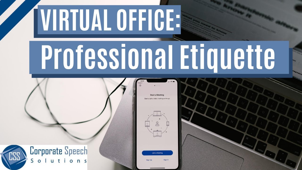 Virtual Office: Professional Etiquette in Virtual Meetings - YouTube