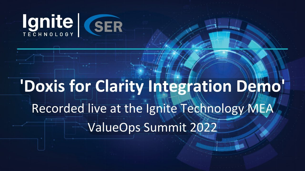 Project Content Management. Doxis for Clarity Integration. Ignite ...