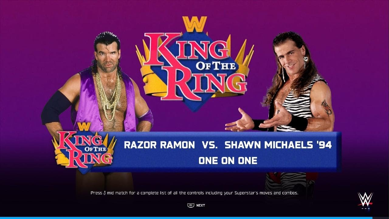 WWE 2K25 Razor Ramon vs Shawn Michaels'94 - YouTube