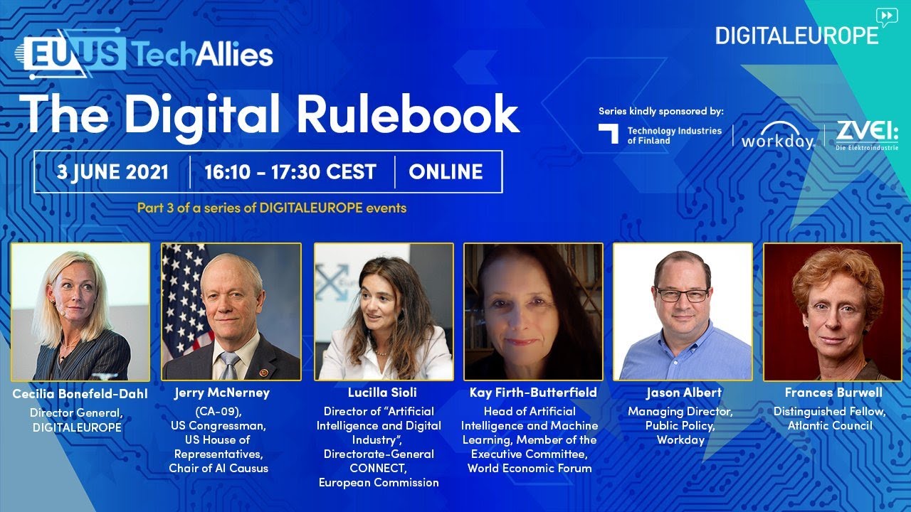 EU-US Tech Allies: The Digital Rulebook - YouTube