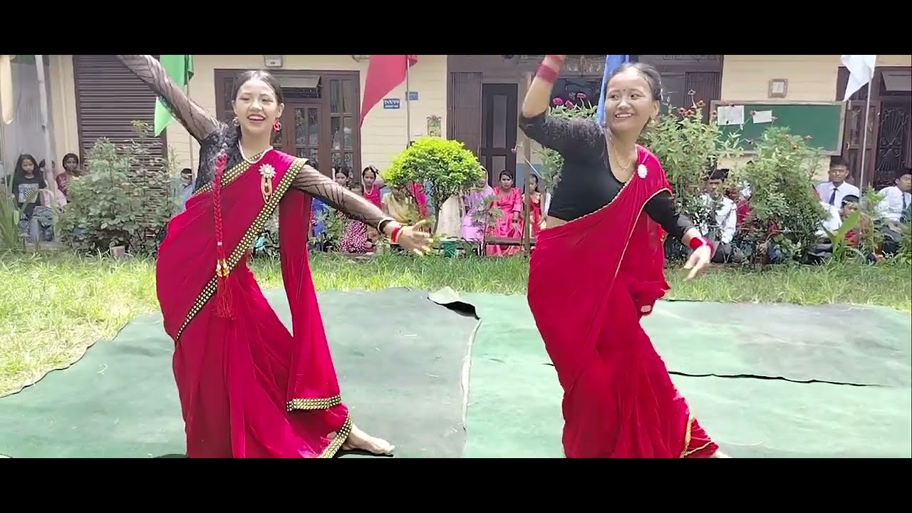 GRADE IX || SISTA AND PRITIKA || DMA TEEJ CELEBRATION & DANCE ...