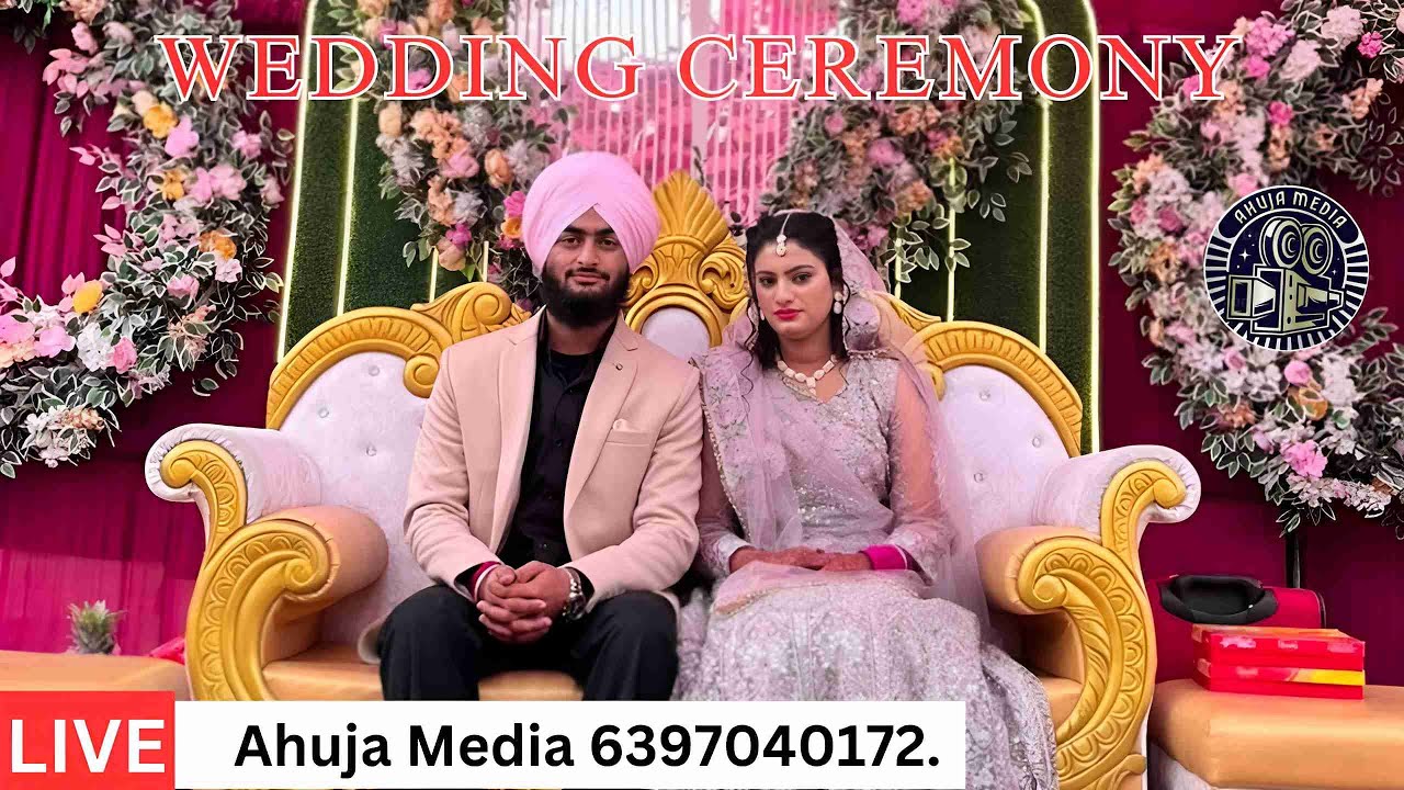 LIVE !! WEDDING CEREMONY || GAGANDEEP SINGH & SIMRAN KAUR || PREET PALACE NWABGANJ (27 JAN 2025 ...