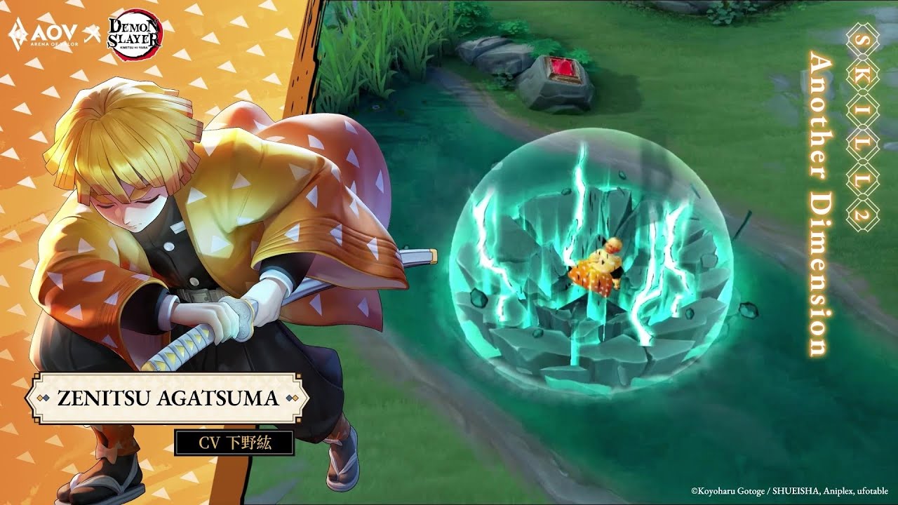 Zenitsu Agatsuma Skin Spotlight - Garena AOV (Arena of Valor) - YouTube