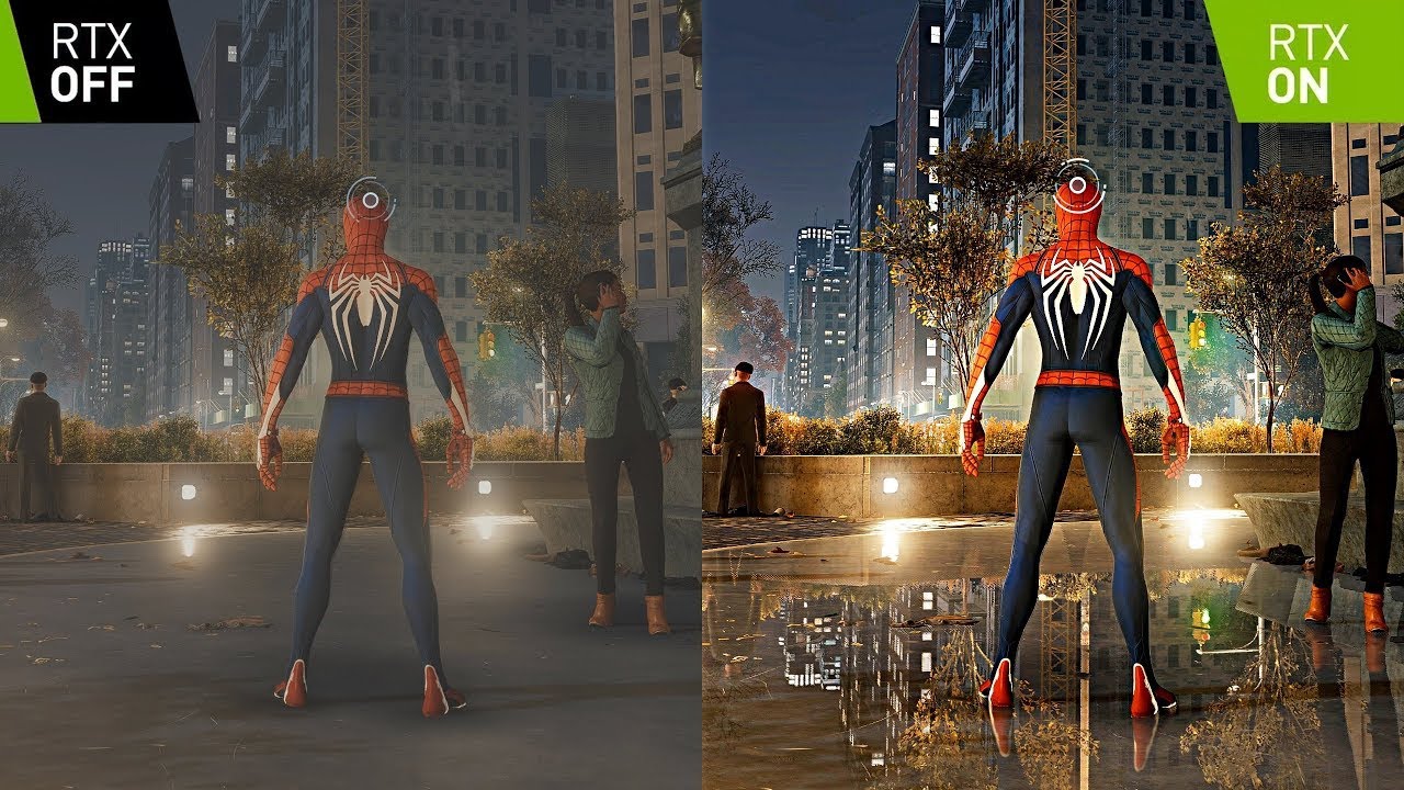 MARVEL Spider-Man Remastered RTX OFF vs RTX ON Max Settings NVIDIA RTX ...