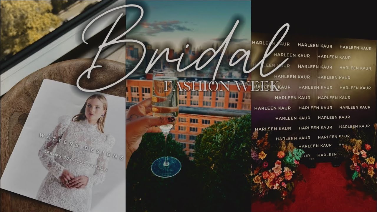 |MINI VLOG| NYC Bridal Fashion Week| Working as a Nail Tech @ Bridal FW ...