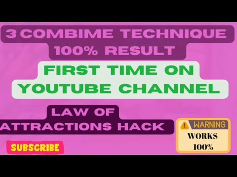 Combine technique 100% result | First time on youtube channel | law of attractions #viral # ...