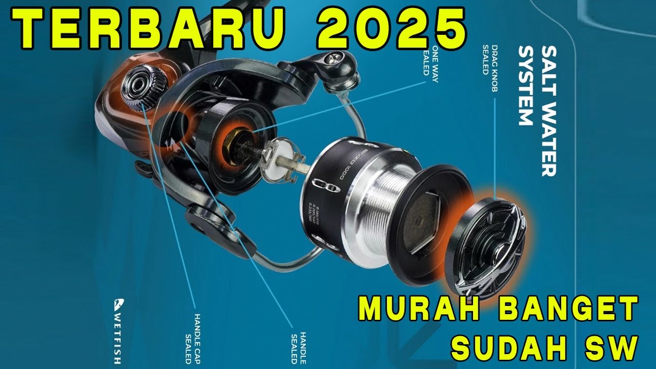 REEL PANCING TERMURAH TERBARU DENGAN TEKNOLOGI CANGGIH DAN MODERN REEL ...