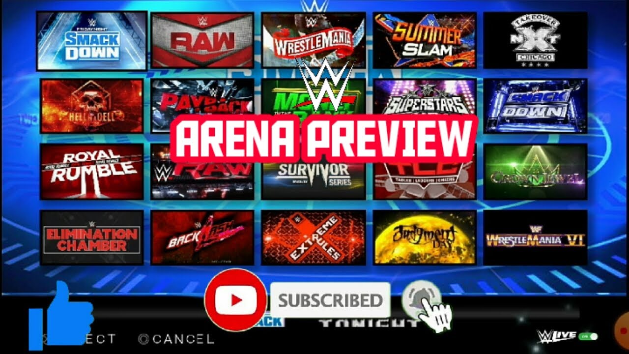 WWE2K20 MOD FOR WWE2K19 FOR PSP // ARENA PREVIEW // PREMIUM MOD PACK ...