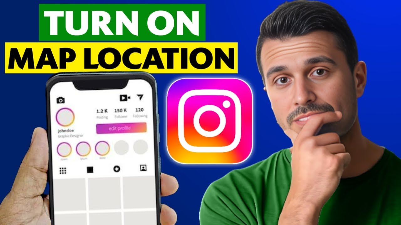 How To Turn On Location On Instagram Map (Easy Guide ) - YouTube