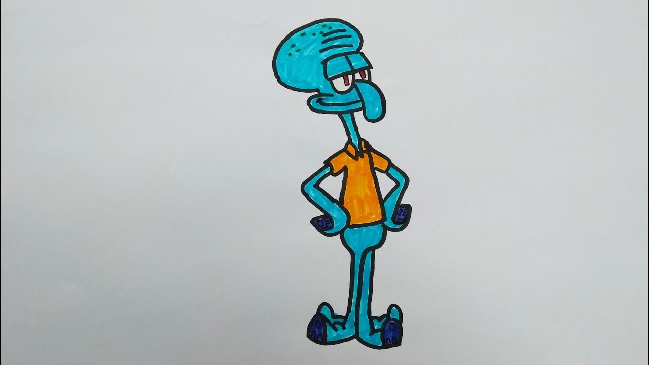 How to Draw Squidward Tentacles | Looney tunes | Drawing | Cartoon ...