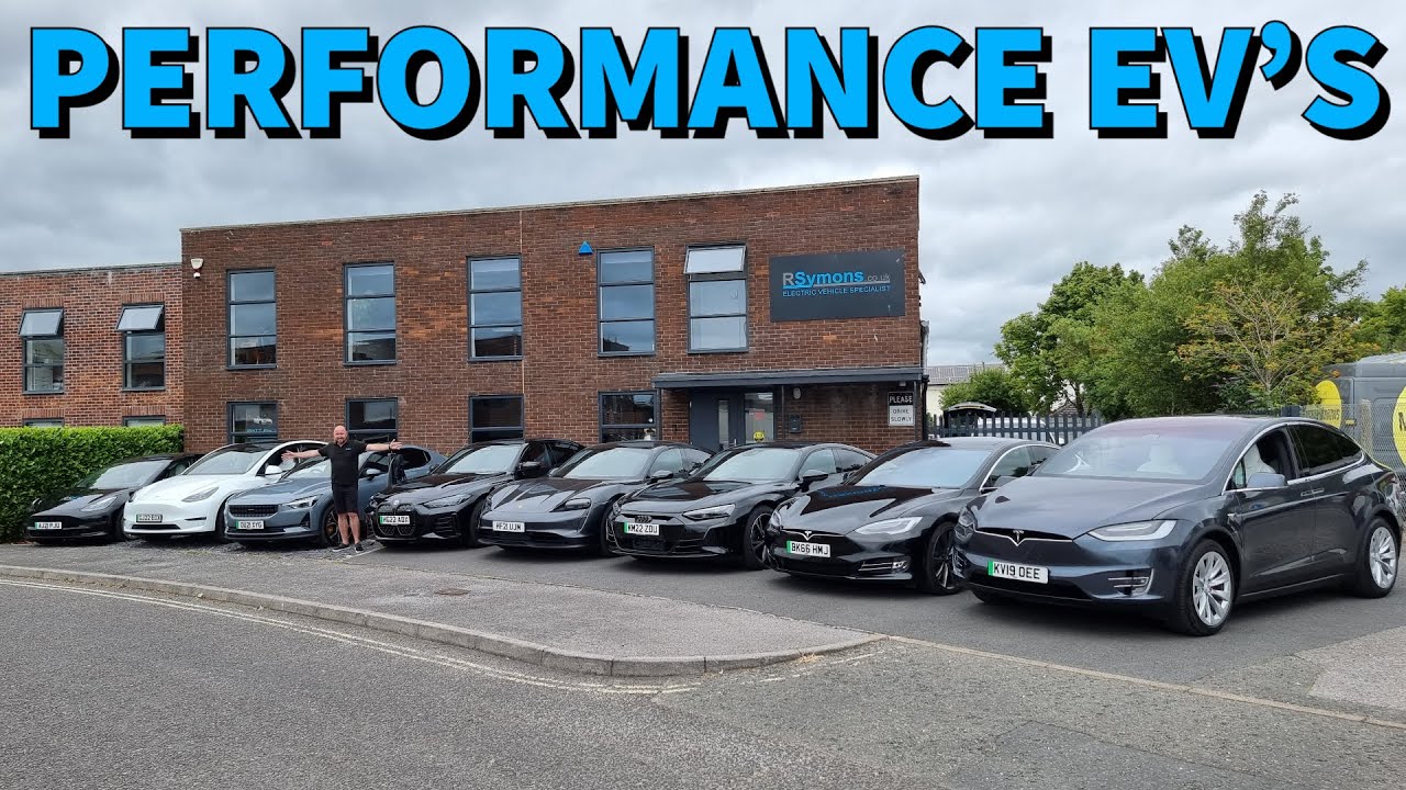 High-Performance EV mega test! The best fast cars: Tesla S3XY v Taycan ...