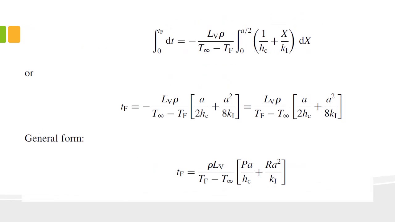 Freezing time calculation - YouTube