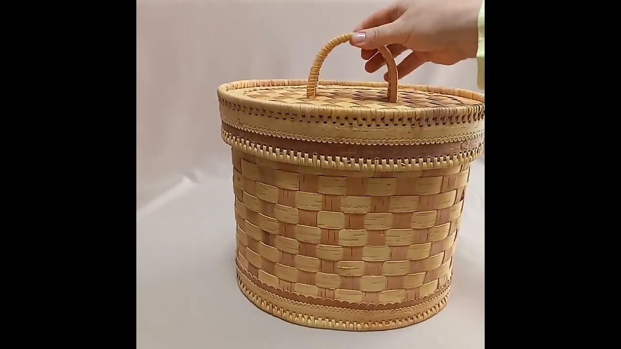 Туес из бересты (большой) ! Изделия из бересты Жанна. - YouTube