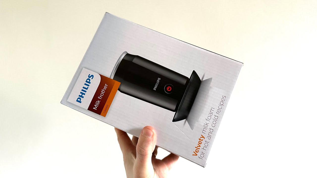 Philips milk frother unboxing - YouTube
