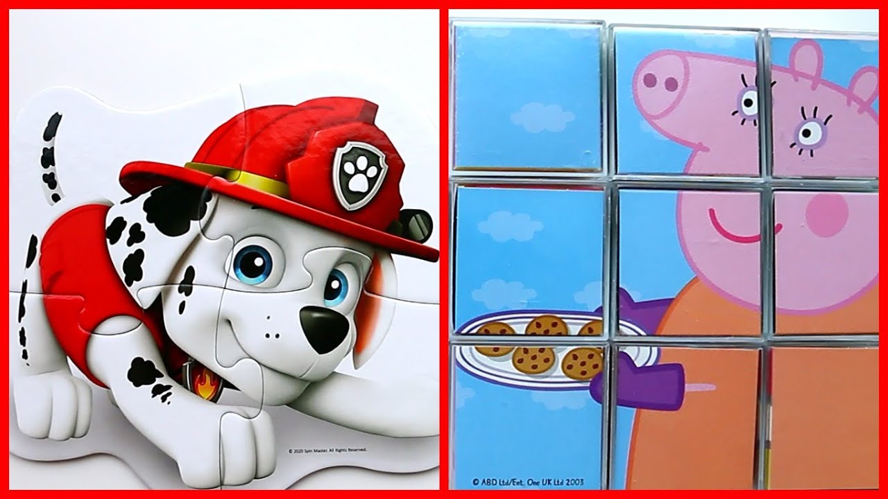 Mommy Pig treats Marshall with cookies - jigsaw puzzles for children ...