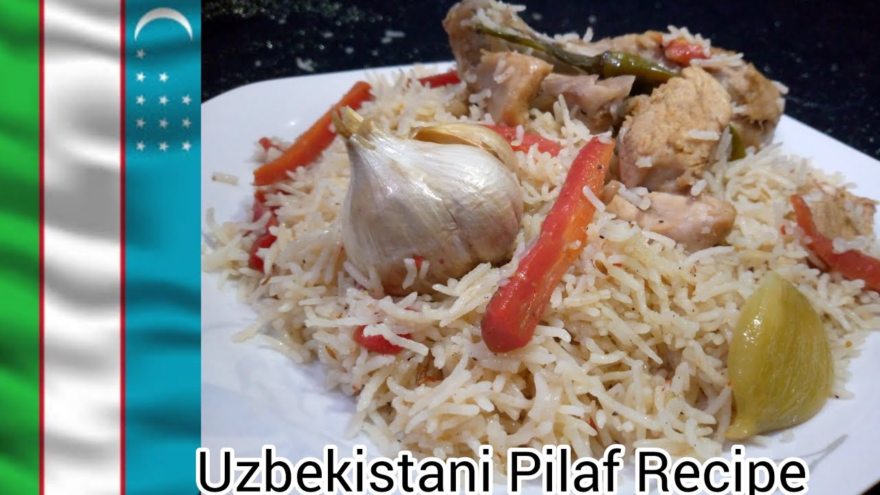 Uzbek Pilaf Recipe-How to make dalcha rice at home-Plava rice-Chicken ...