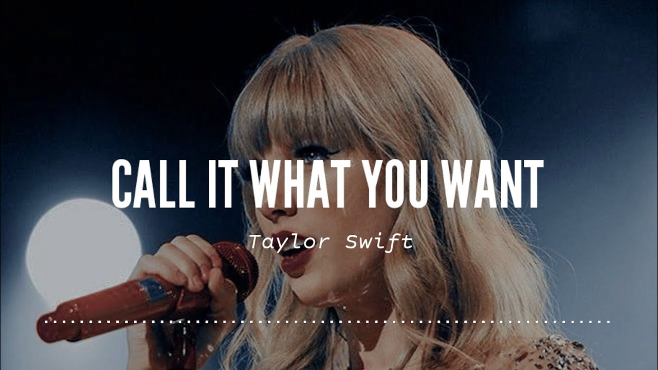 TAYLOR SWIFT - CALL IT WHAT YOU WANT AUDIO( CONCERT FEELS) - YouTube