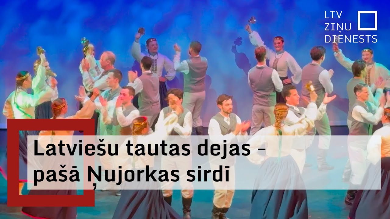 Diasporas latviešu deju kopa "Jumalīte" Ņujorkā iestudē uzvedumu "Vidū ...