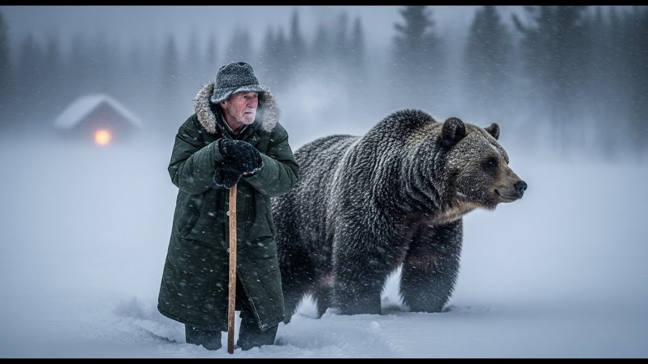 The Bear Who Helped an Old Man Find His Way Home in a Snowstorm - YouTube