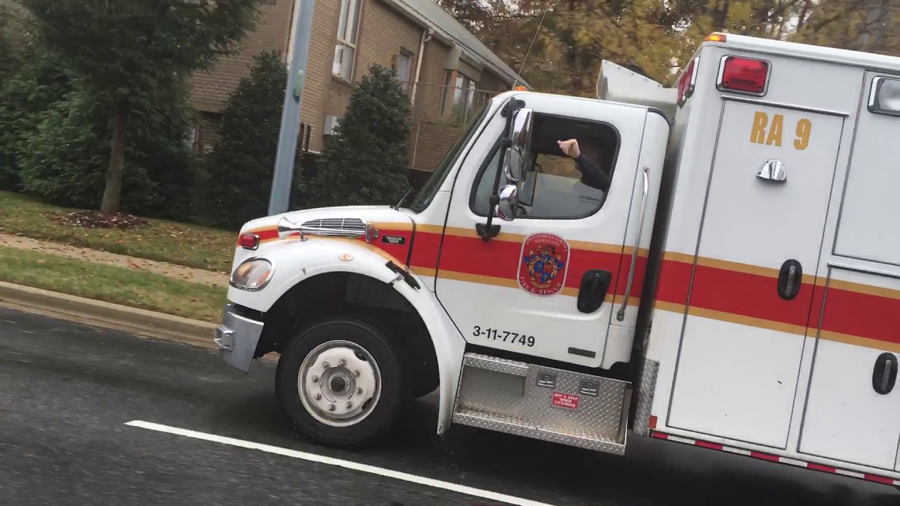 MCFRS reserve ambulance 9 - YouTube