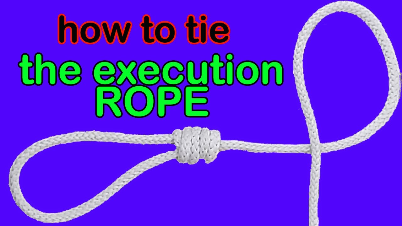 TIE A scarey knot( EXECUTION ROPE) | how to tie that🥴😕/ - YouTube